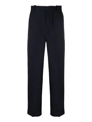 Jacquemus Virgin Wool Straight-leg Trousers - Blue