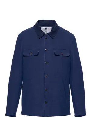 NORWEGIAN WOOL Oslo Shirt Jacket - Blue