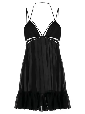NENSI DOJAKA Nensi Dojaka Cut-Out Strappy Mini Dress