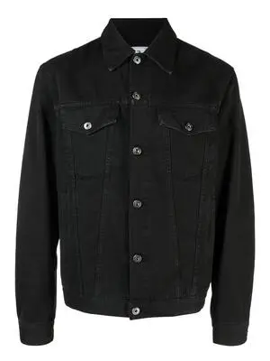Off-White Long-sleeve Denim Jacket - Black
