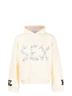 Natasha Zinko Bunny-print Hoodie - White