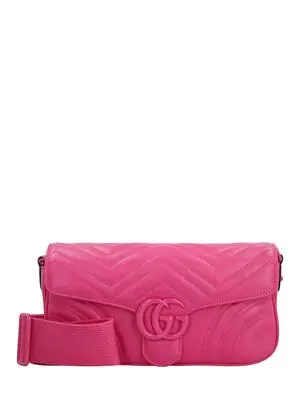 Gucci Gg Marmont Shoulder Bag - Pink