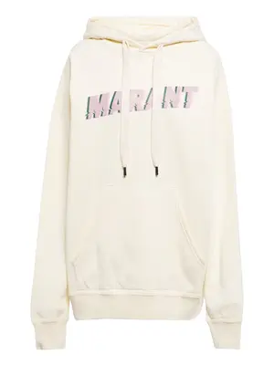 MARANT ETOILE Mansel Logo Hoodie - White