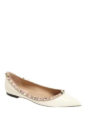 VALENTINO Valentino Garavani Rockstud Ballerina Flat