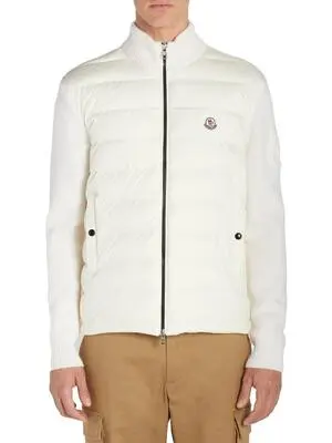 Moncler Mixed Media Jacket - White
