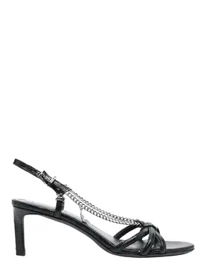 Zadig&Voltaire Sleepless Leather Sandals - Black