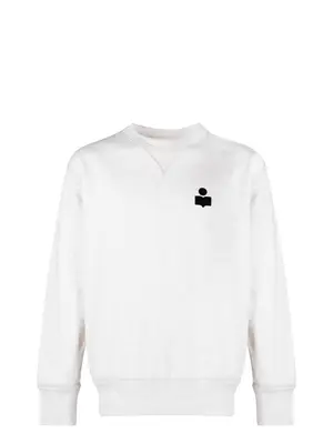 MARANT Mike Logo-embroidered Sweatshirt - White