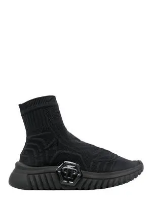 Philipp Plein Runner Slip-on Sneakers - Black