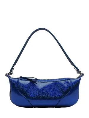 By Far Mini Amira Disco-dot Bag - Blue