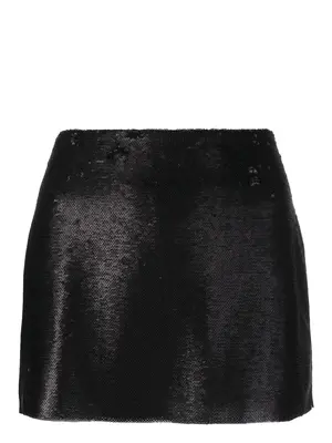 Gauge81 Kailua Sequin Miniskirt - Black