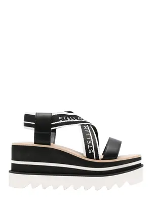 Stella McCartney Sneak-elyse 80mm Platform Sandals - Black