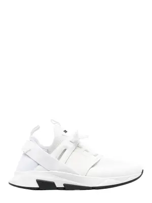 TOM FORD Logo-patch Lace-up Sneakers - White