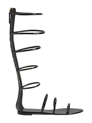 GIUSEPPE ZANOTTI Super Intrigo Gladiator Sandals - Black