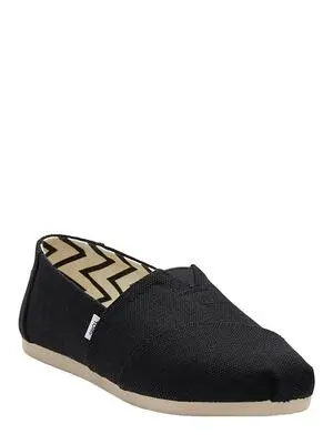 Toms Classic Alpargata Flats Black/beige