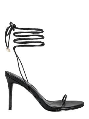 Femme La 3.0 Barely There Lace Up Heel - Noir