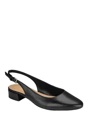 Easy Spirit Easy Spirit Cassius Slingback Flat Black 001