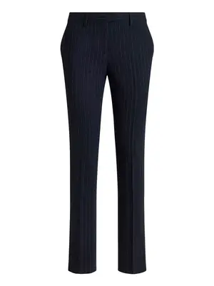Etro Pinstripe Tailored Trousers - Black