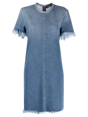 FABIANA FILIPPI Fabiana Filippi Frayed Denim Mini Dress