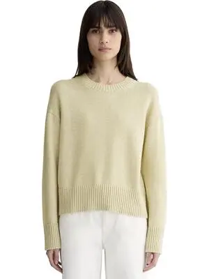Everlane Boxy Cotton Sweater Mojave Desert/natural