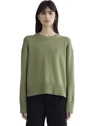 Everlane Boxy Cotton Sweater Sagebrush
