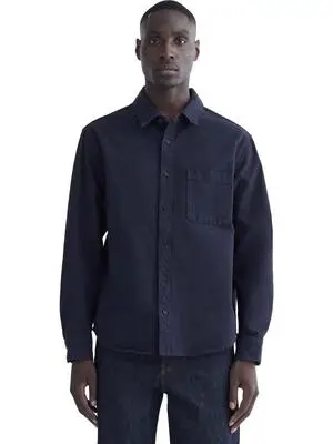 Everlane Canvas Organic Cotton Overshirt - Navy