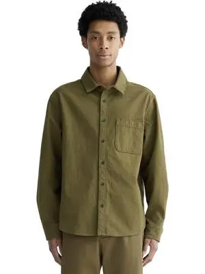 Everlane Canvas Organic Cotton Overshirt - Olive