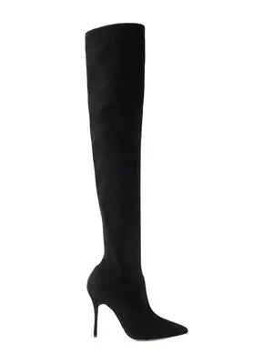 Manolo Blahnik Pascalarehi 105 Suede Over-the-knee Boots - Black