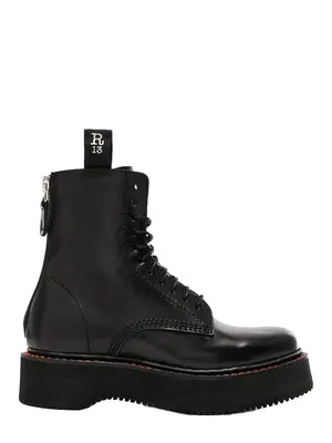 R13 Leather Boots - Black