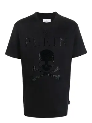 Philipp Plein Crystal-embellished T-shirt - Black