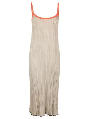 DIESEL® Ribbed-knit Midi Dress - Neutrals