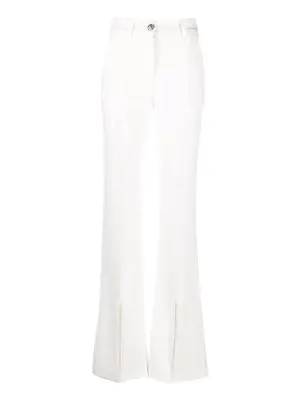 Philipp Plein Cady High-waist Trousers - White