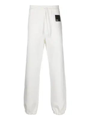 OAMC Logo-patch Cotton Track Pants - White