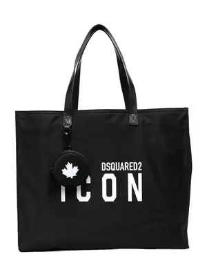 Dsquared2 Icon Logo-print Tote - Black