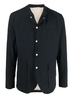 Eleventy Single-breasted Jacket - Blue