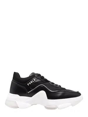 Furla Logo-print Sneakers - Black