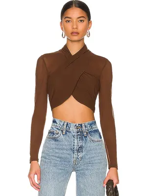 Bardot Aliyah Top - Chocolate