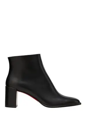 CHRISTIAN LOUBOUTIN Adoxa 70mm Zip-up Ankle Booties - Black