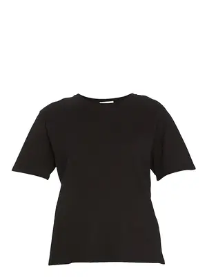 Khaite Khaite Mae Short Sleeve T-Shirt Black