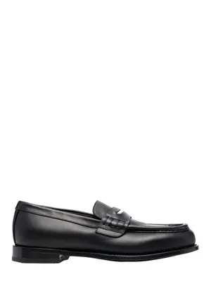GIUSEPPE ZANOTTI Leather Loafers - Black