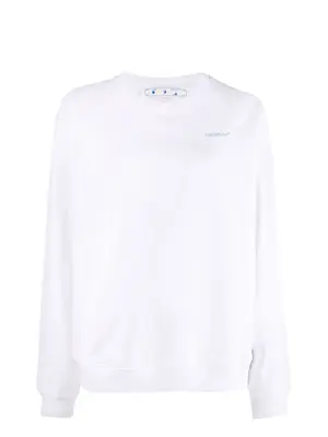Off-White Arrows Print Sweatshirt - White