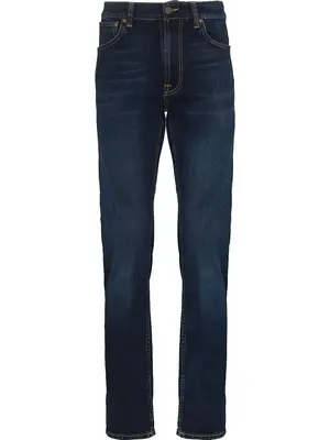 Nudie Jeans Lean Dean Slim-fit Jeans - Blue