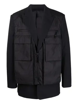JUUN.J Two-layer Blazer Vest - Black