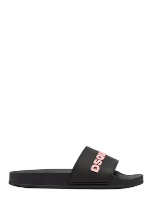 Dsquared2 Appliqué-logo Slides - Black