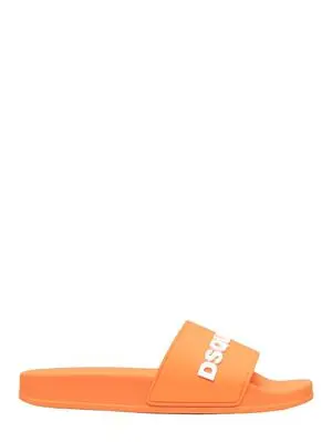 Dsquared2 Appliqué-logo Slides - Orange