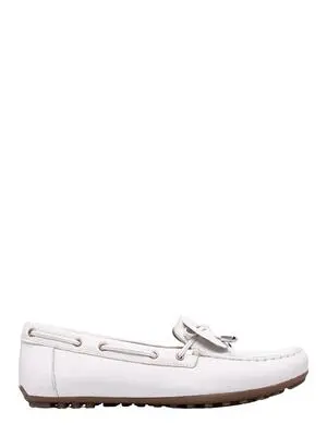 GEOX Lace-Up Leather Loafers