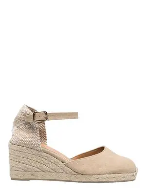 CastaÑer Carol Braided Raffia Wedge Espadrilles - Neutrals