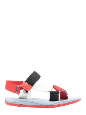 Camper X Sailgp Match Touch-strap Sandals - Red
