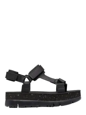 Camper Oruga Up Platform Sandals - Black
