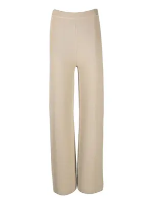 Nanushka Straight-leg Knit Trousers - Neutrals