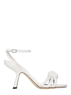 NICHOLAS KIRKWOOD Lexi Knot 105mm Sandals - White